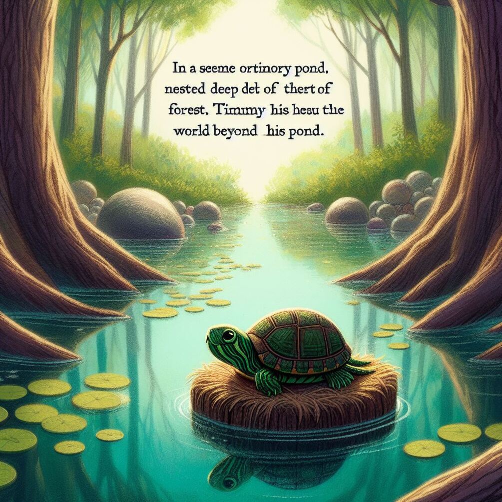 The Adventures of Timmy the Turtle-book story for kids