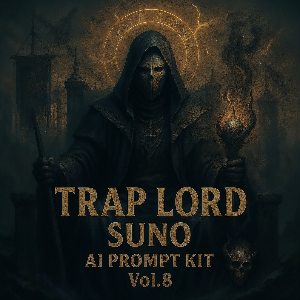 Trap Lord – Suno AI Prompt Kit Vol. 8