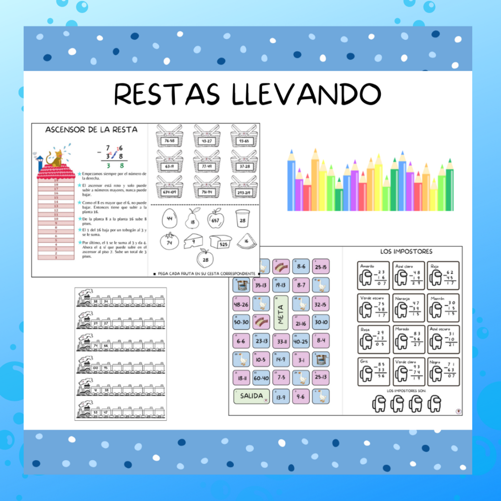 RESTAS LLEVANDO