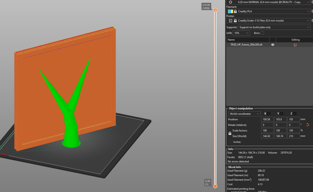 Customizable 3D Frame For HueForge Prints