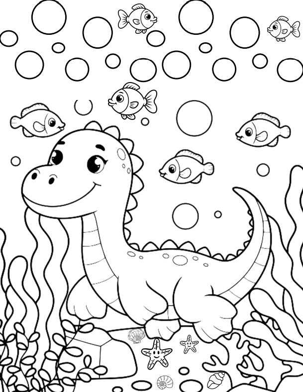 Color With Me: Dinosaurs