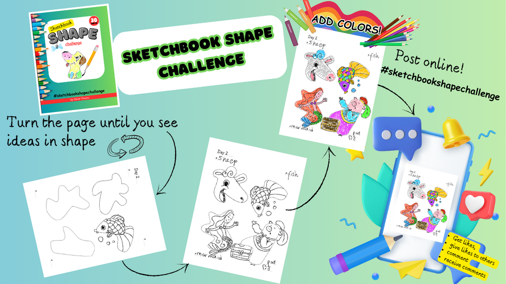 Sketchbook Shape Challenge