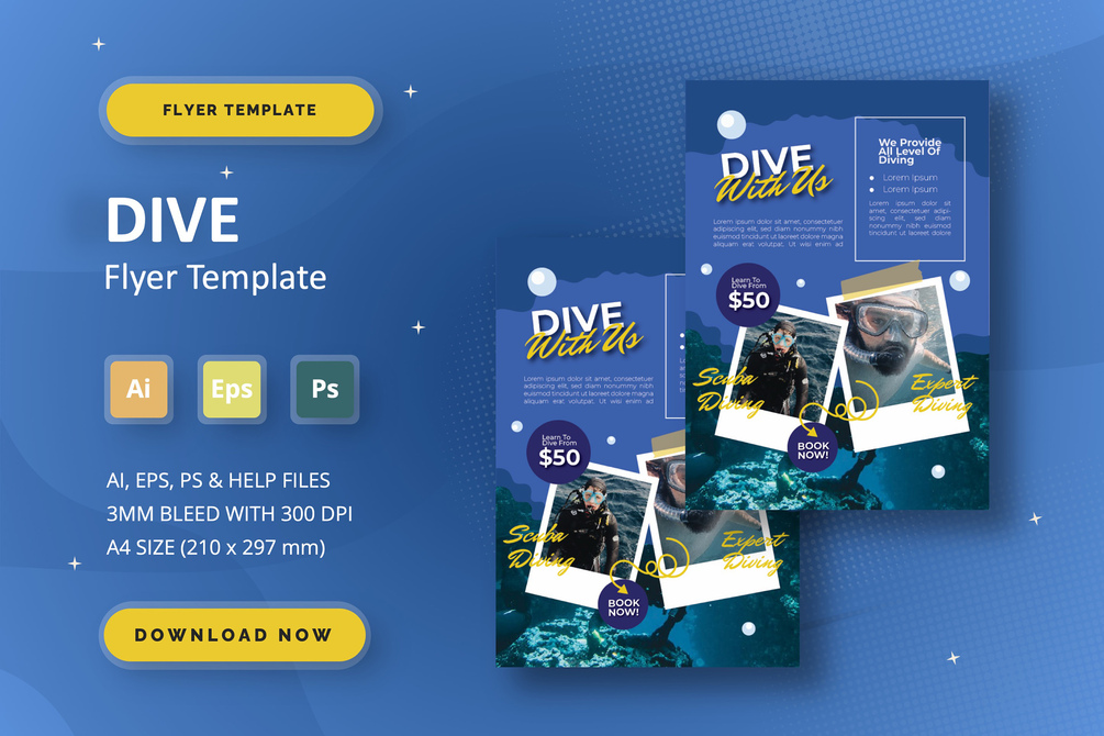 Dive - Flyer Template
