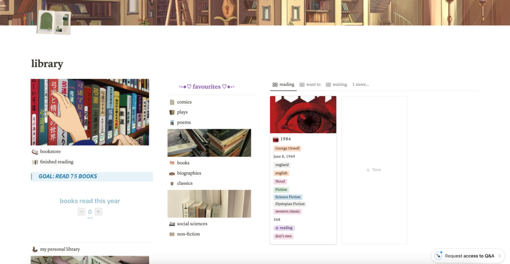 Your Personal Library and Reading Tracker