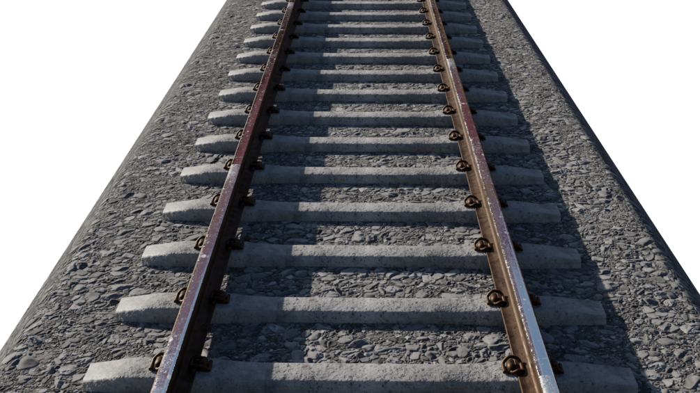 High Quality 3d Indian Railway Track