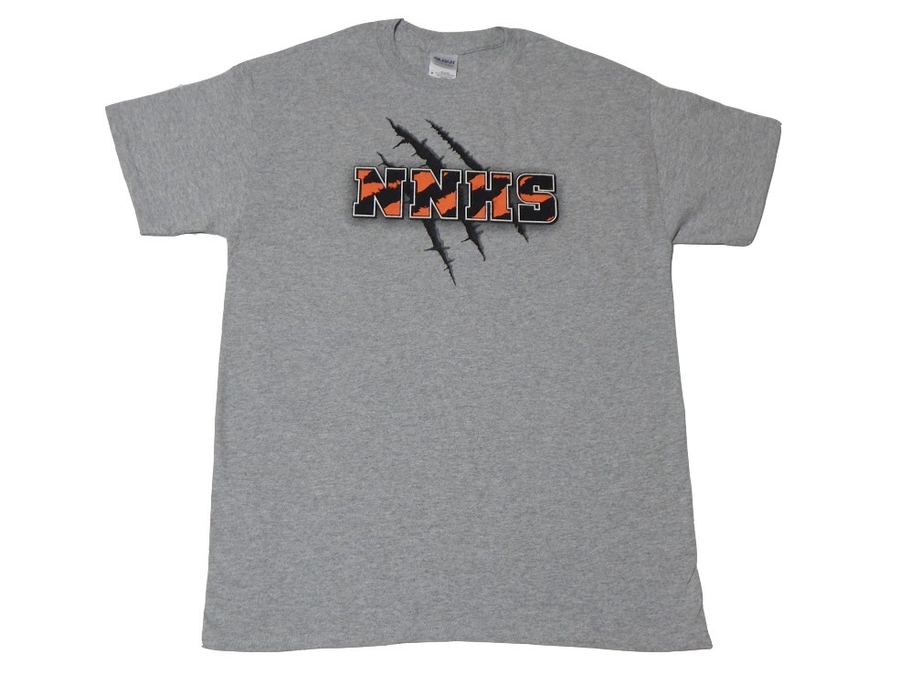 Gray Tiger Claw Tee