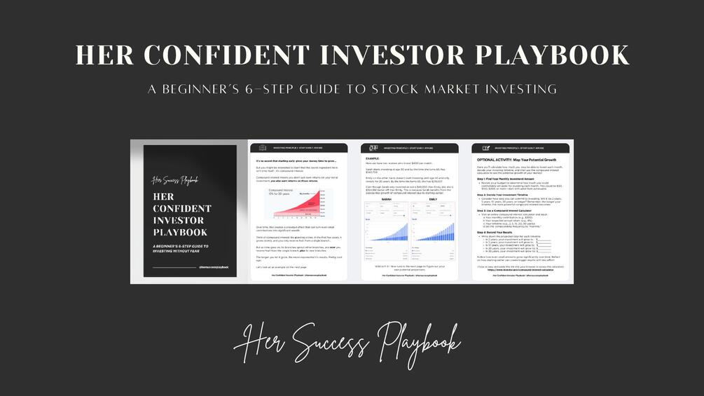 Her Confident Investor Playbook: A Beginner’s 6-Step Guide to Stock ...