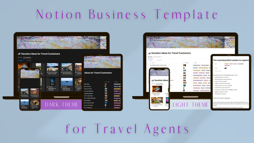Vacation Marketing Database for Travel Agents