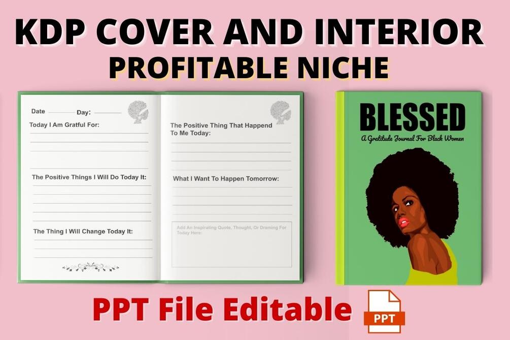 Gratitude Journal For Black Women Cover interior