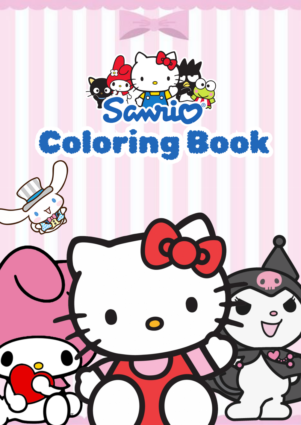 Sanrio Coloring Books for Kids