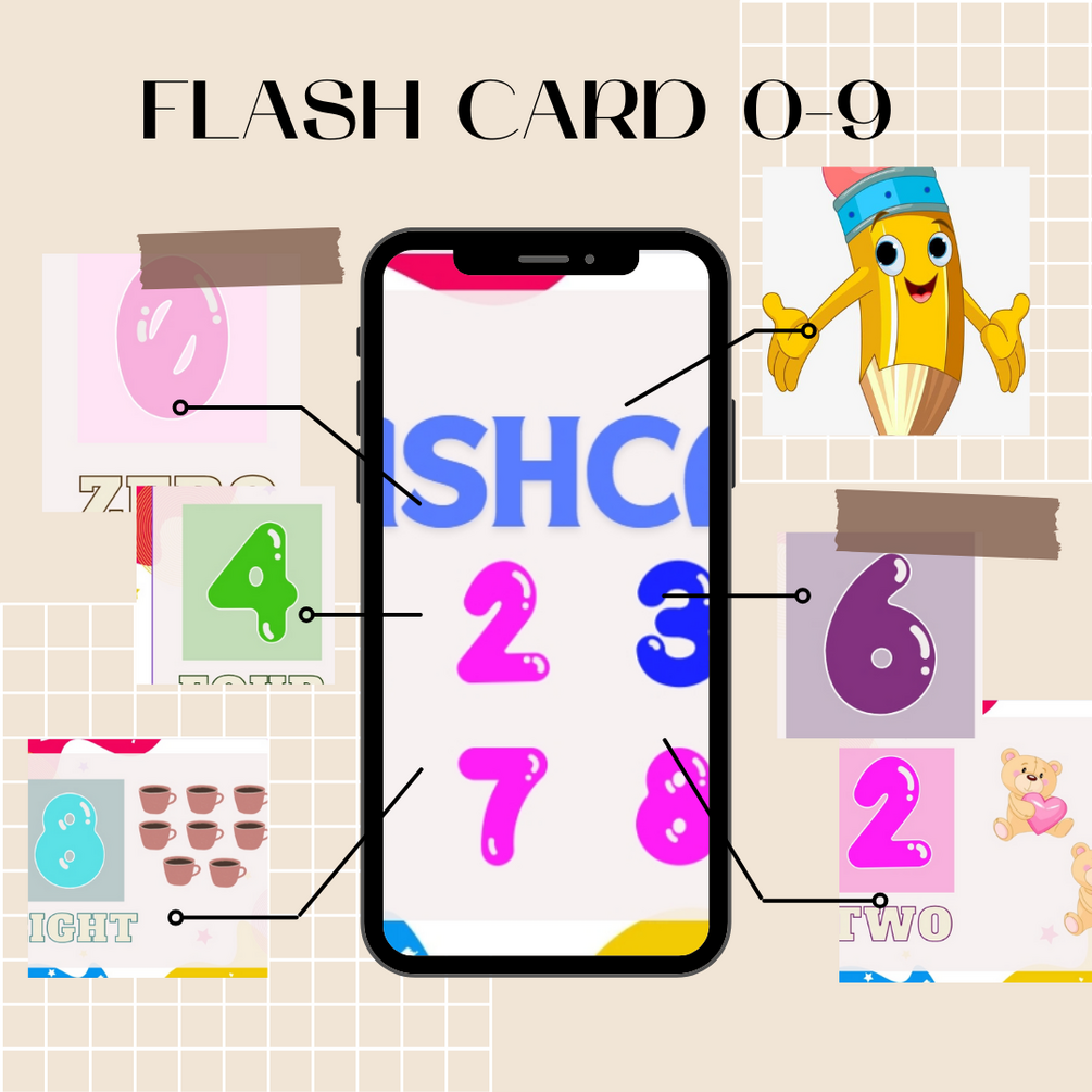 COLORFUL FLASH CARDS