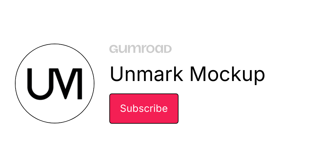 Unmark Mockup