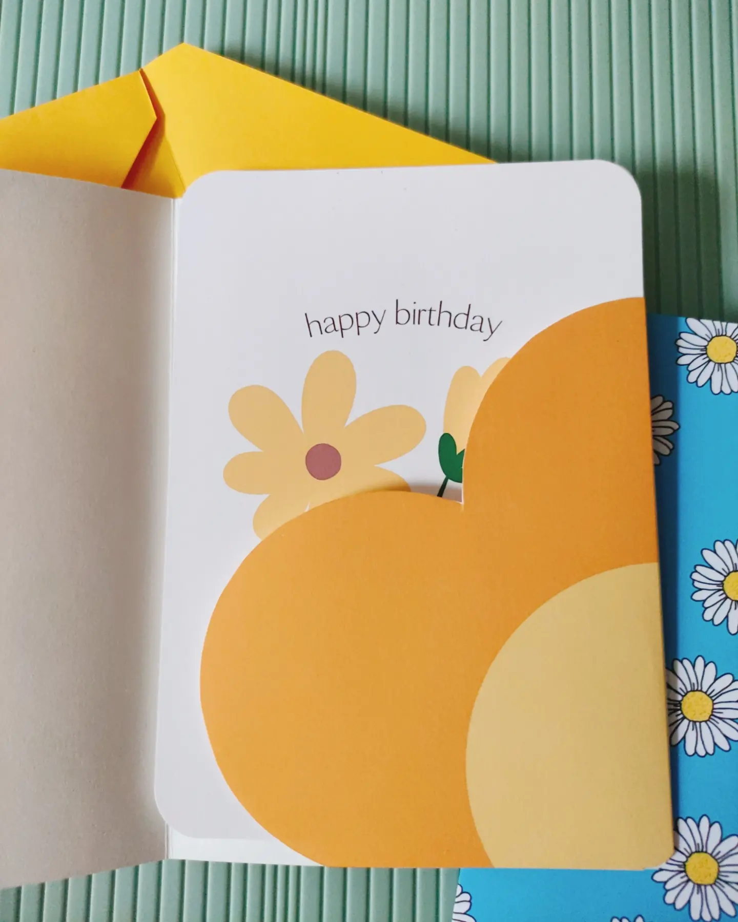 Printable greeting card with pocket folder