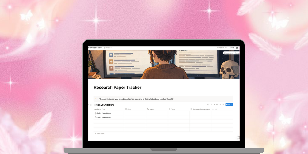Research Paper Tracker
