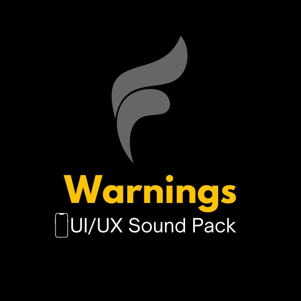 App Warning Sounds UI/UX Soundpack