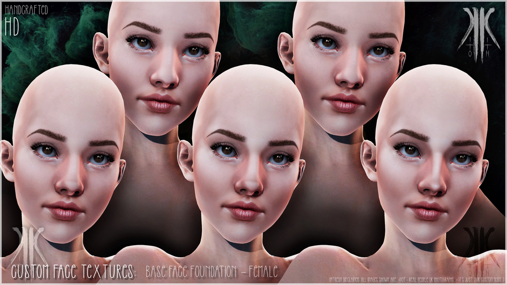 HD skins - Base Face - Foundation