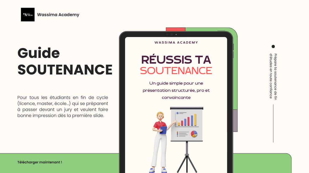 Guide Soutenance Gratuit: Structure ta présentation comme une pro (pdf)