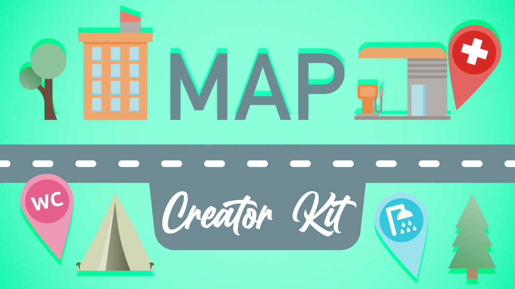 Illustrated Map Creator Kit for Affinity Designer