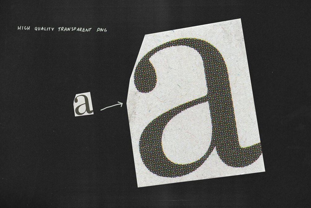 1200+ Letter Cutouts Multilanguage