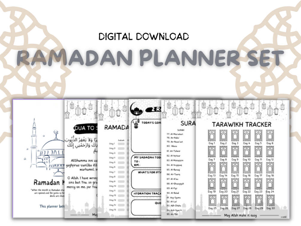 Printable Ramadan Planner