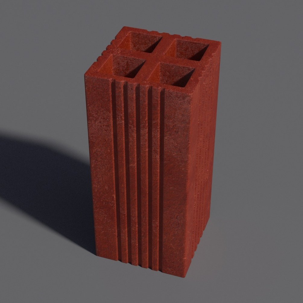 Rigged Brick - Maya file, Obj, Zbrush & Substance Painter file
