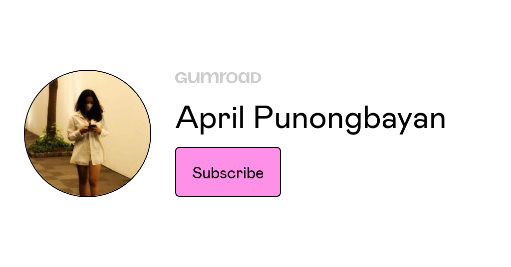 April Punongbayan