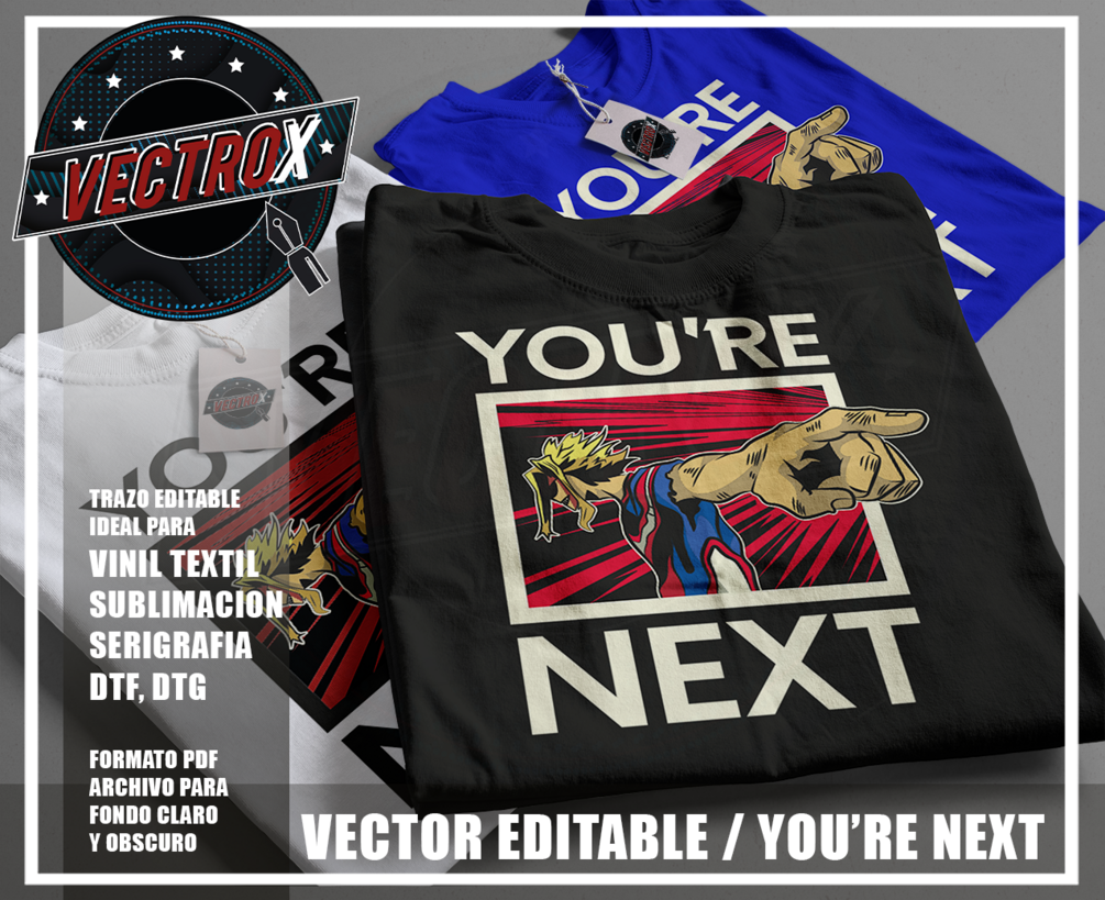 Vector Editable - You'Re-Next