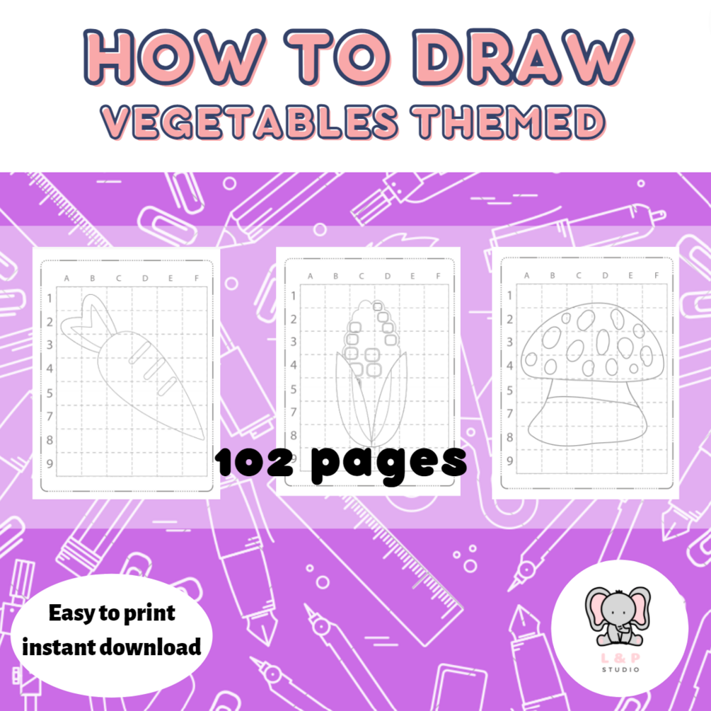 How to draw vegetables