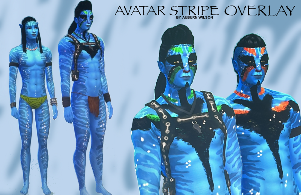 NA VI AVATAR SIMS 4 CC SKIN