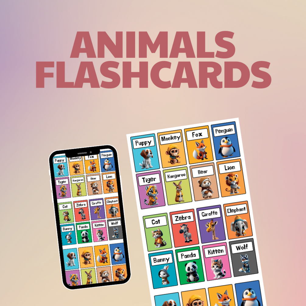 Animal Flashcards Plus Animals Coloring Pages For FREE