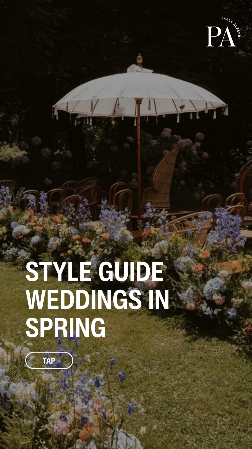 STYLE GUIDE: SPRING WEDDINGS