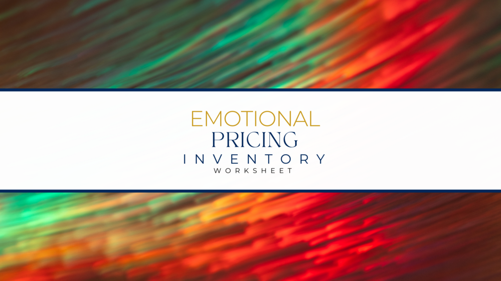 Emotional Pricing Inventory Worksheet