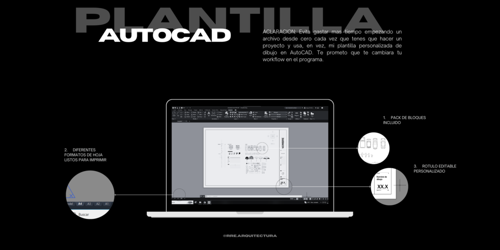 PLANTILLA DE AUTOCAD