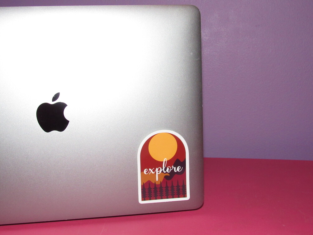 Explore Vinyl Sticker