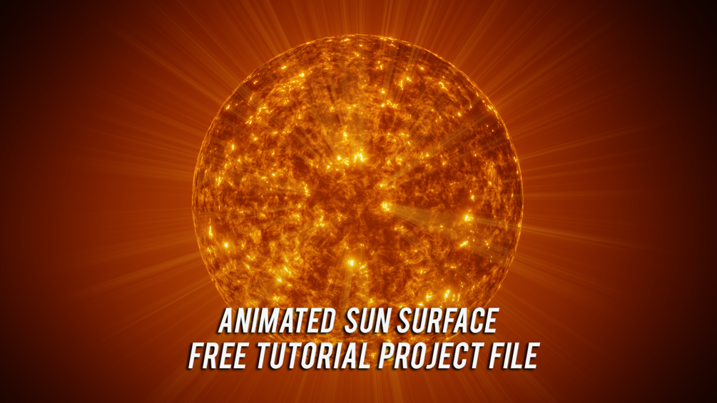 Animated Sun Closeup Tutorial project file
