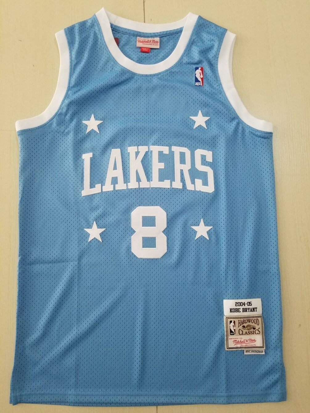 Kobe Bryant Los Angeles Lakers 2004-05 Light Blue Jersey