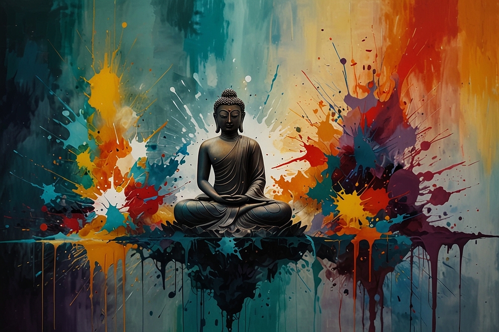 Abstract Expression Images of Gods