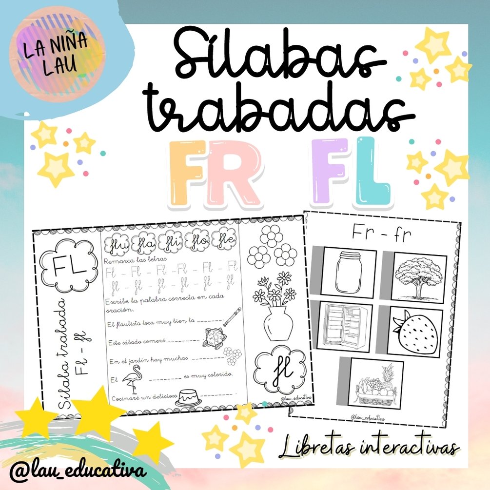 Sílabas trabadas FR - FL