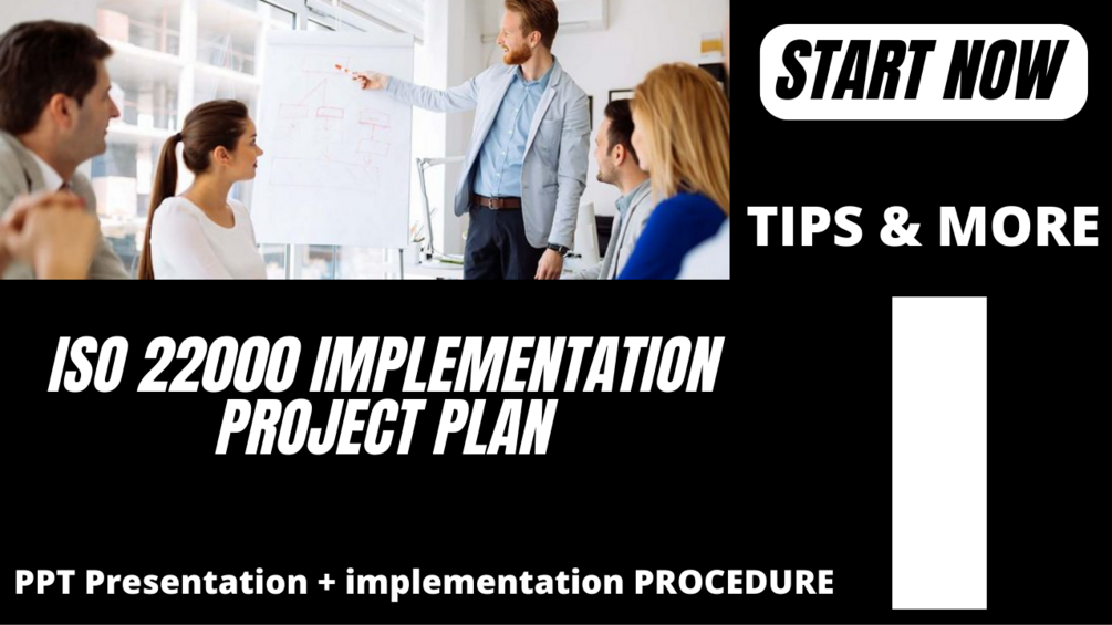ISO 22000 Implementation Project Plan