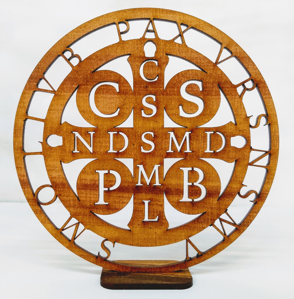 The Saint Benedict Medal Vector