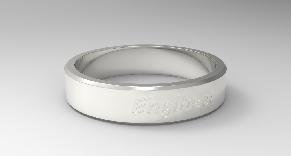 Engineer Ring Silver