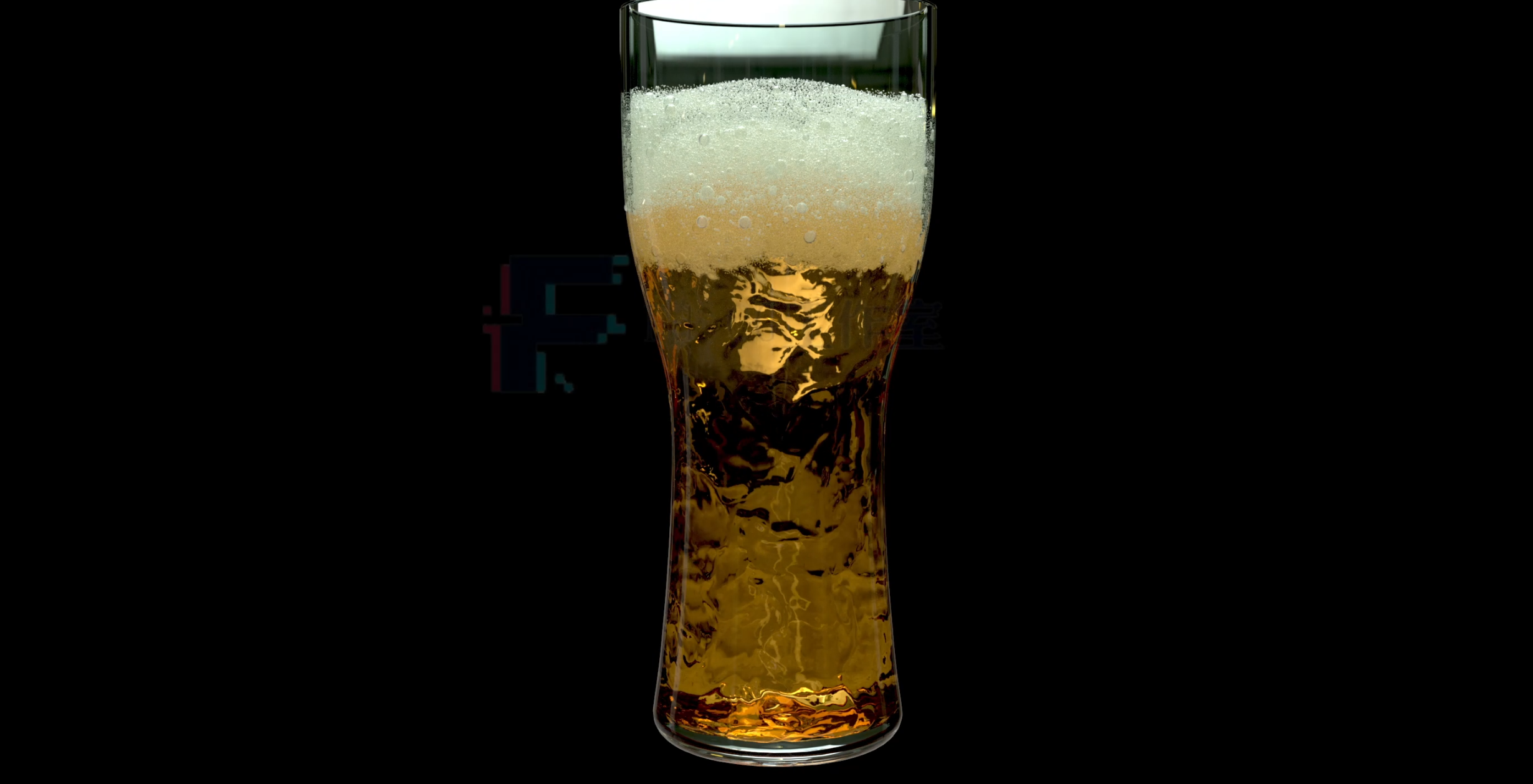 Houdini Super Realistic Beer Flip Solution Karma XPU Rendering