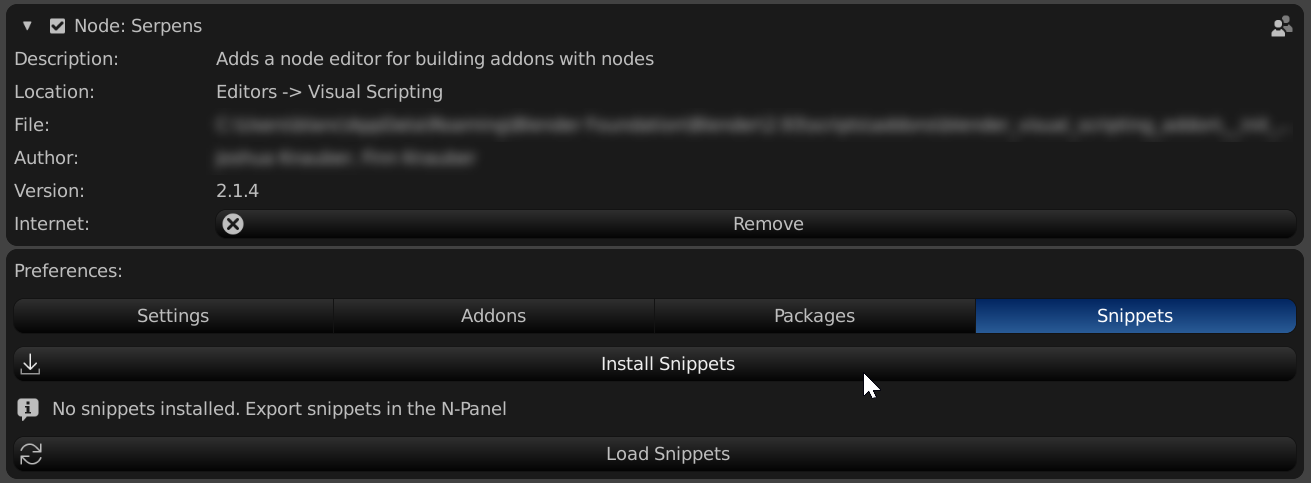 (Serpens 2) Blender - Serpens Addon Snippet: New Linked Collection