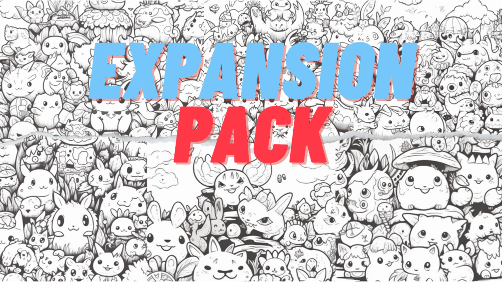 The Great Kawaii Odyssey - 50 extras Coloring Pages just for your pleasure!