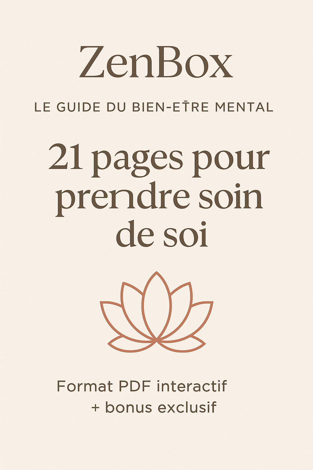 ZenBox- Le guide du Bien-être Mental
