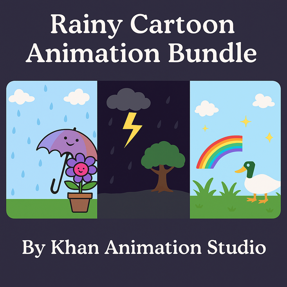 Rainy Cartoon Animation Bundle