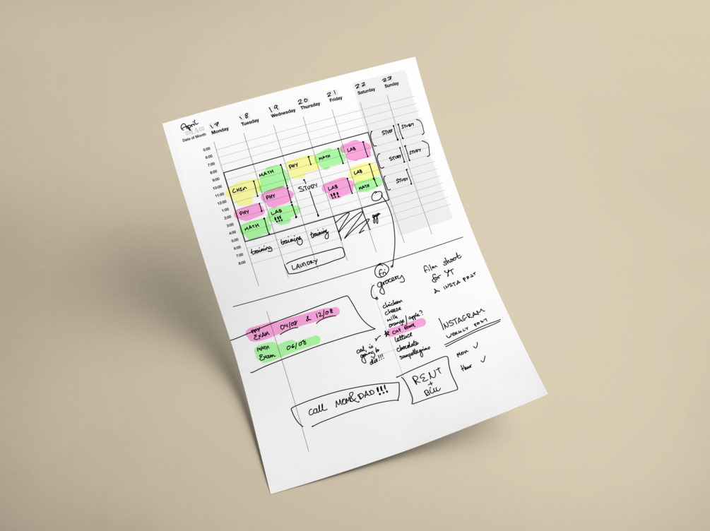 A Beautifully Simple Weekly Template