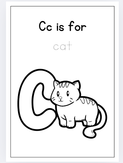 Color your way through the alphabet!