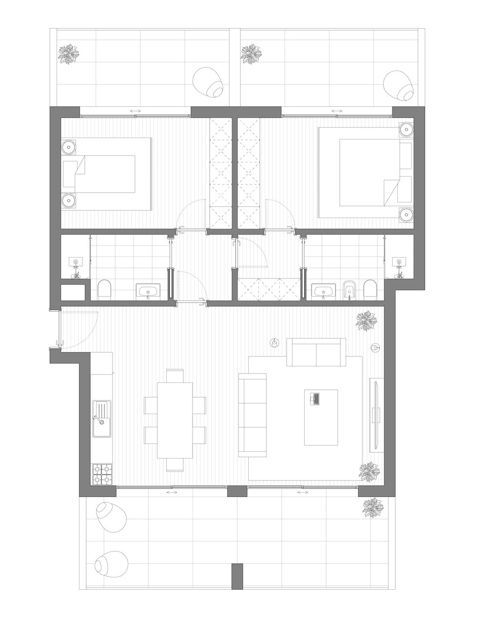 Revit | 2D Furniture Collection v1