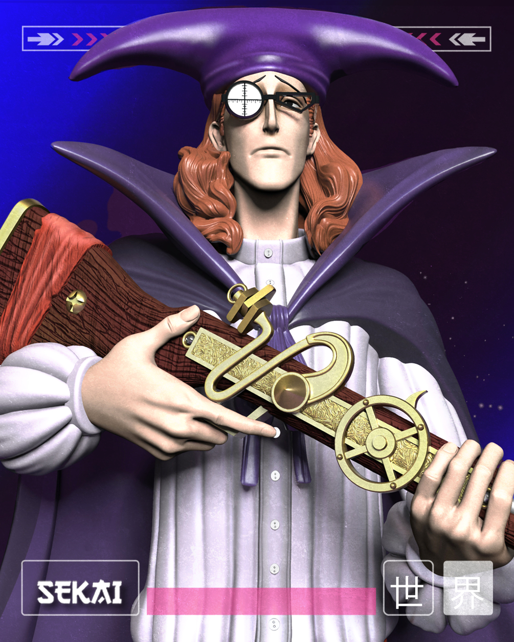 Van Augur Sculpture and Bust - Sekai 3D Models - Tested and Ready for ...